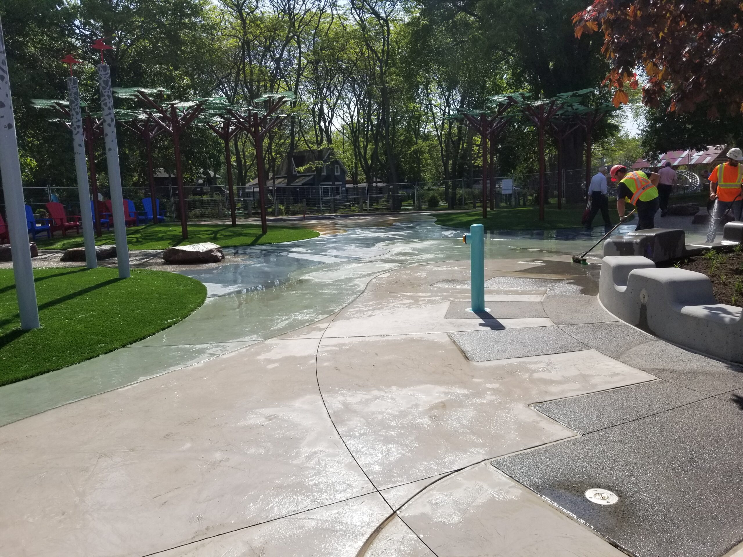 Centre Island Splashpad, Toronto | Hard Rock Sewers